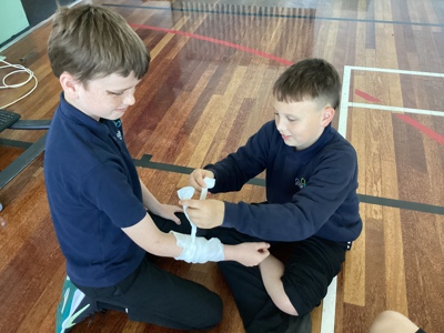 First Aid Training and Vicious Vikings - Crook Primary School